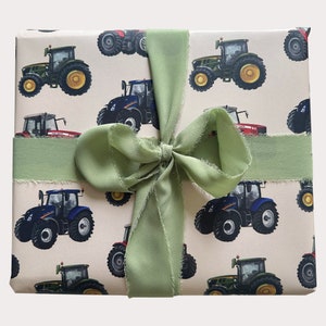 Tractor Wrapping Paper - Etsy