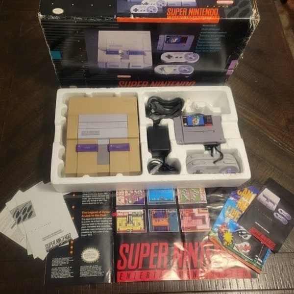 Super Nintendo System Box - Etsy