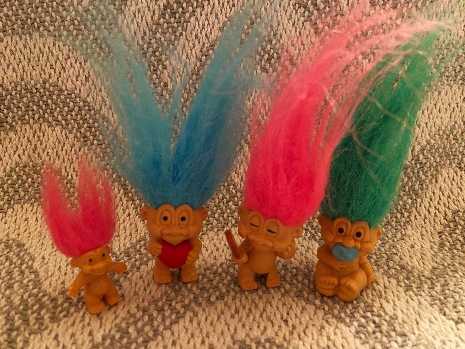 OMG Vintage Mini Trolls Set Pencil Toppers - Etsy