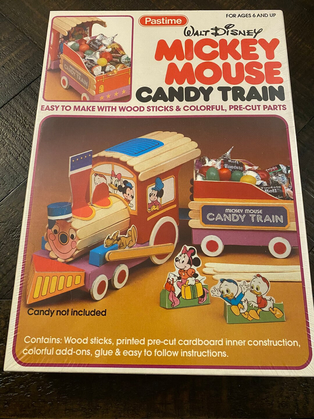 Sealed! Vintage Mickey Mouse Candy Train Craft Kit! 1980s Craft Set! - Etsy