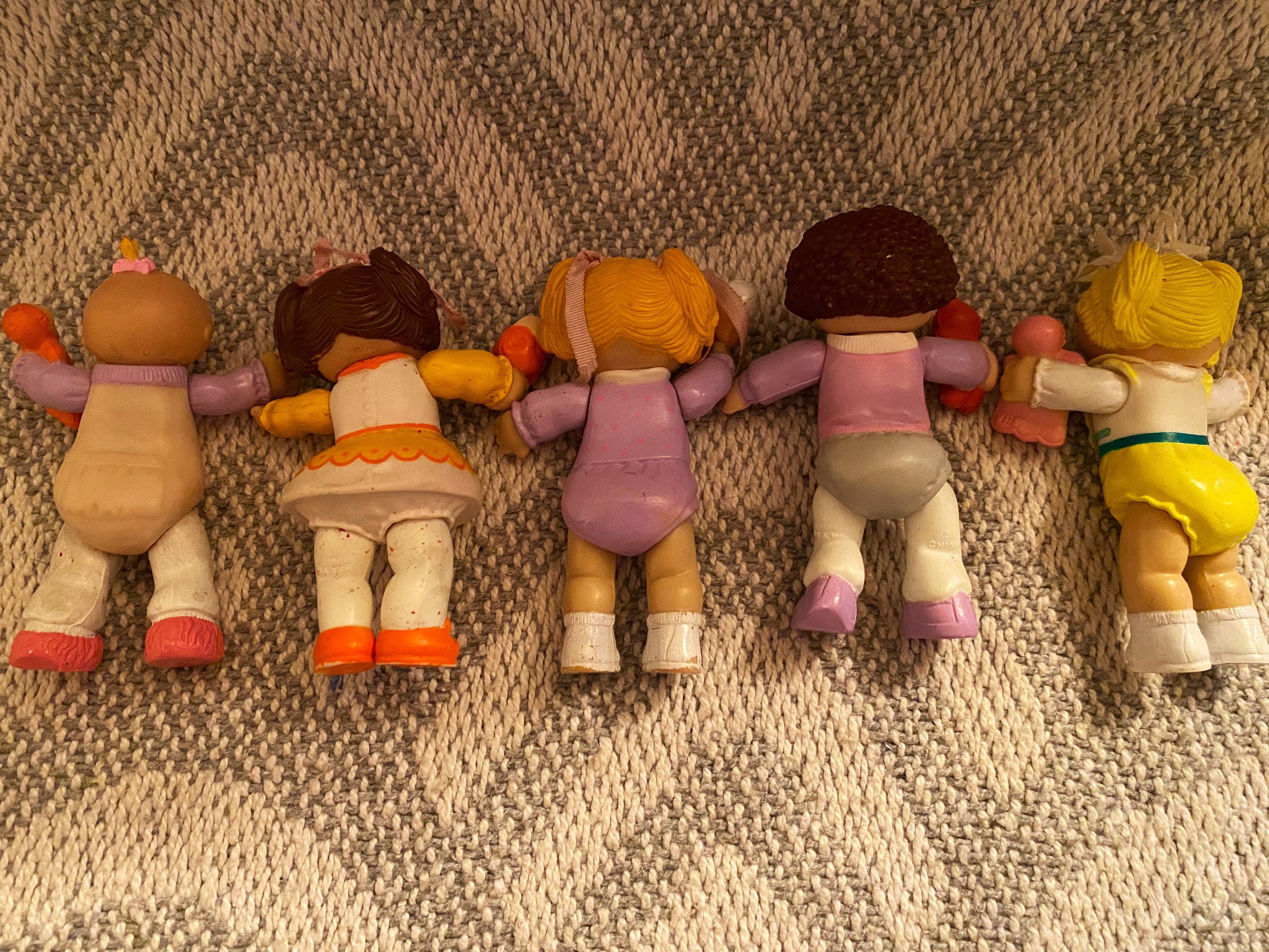 Oh so Vintage Mini Cabbage Patch Kids Figure Set - Etsy