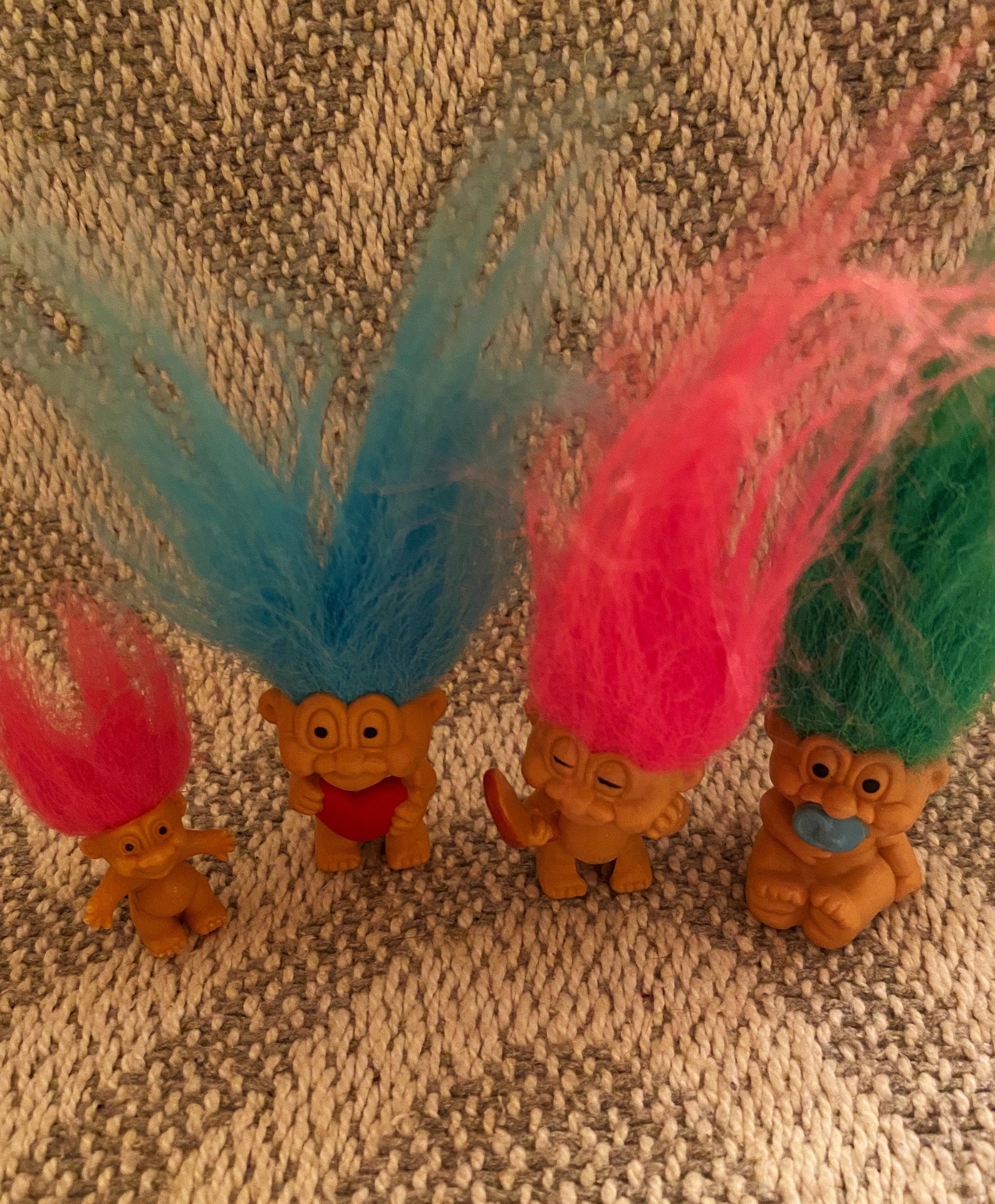 OMG Vintage Mini Trolls Set Pencil Toppers - Etsy