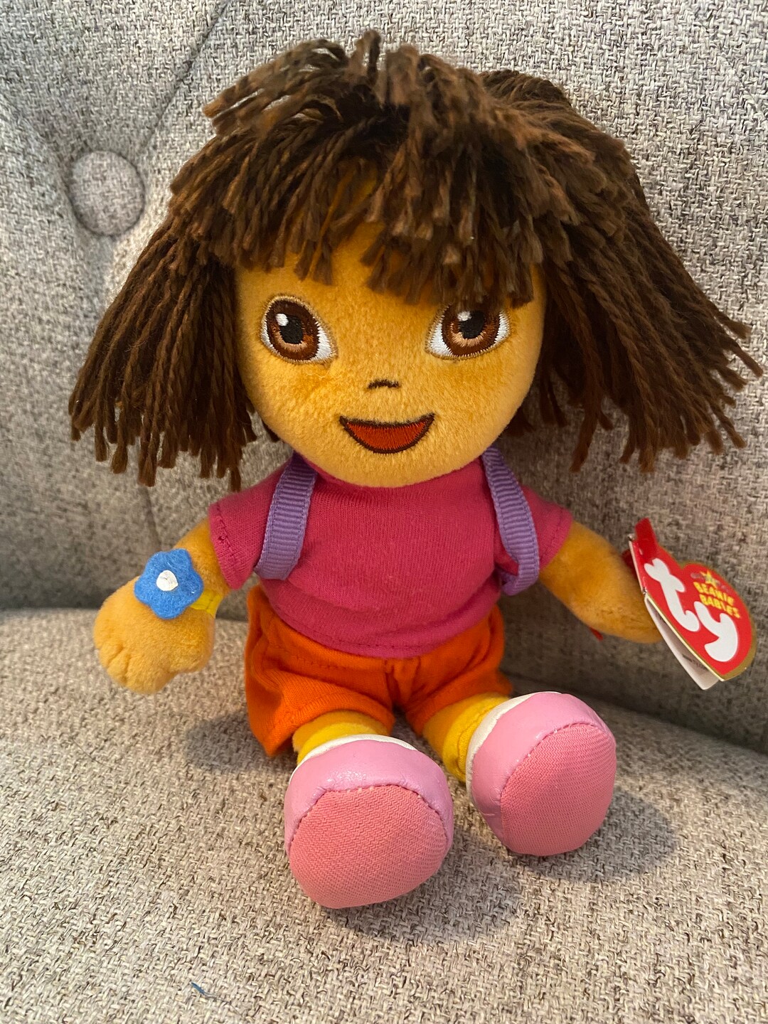 TY Dora the Explorer Beanie Baby - Etsy