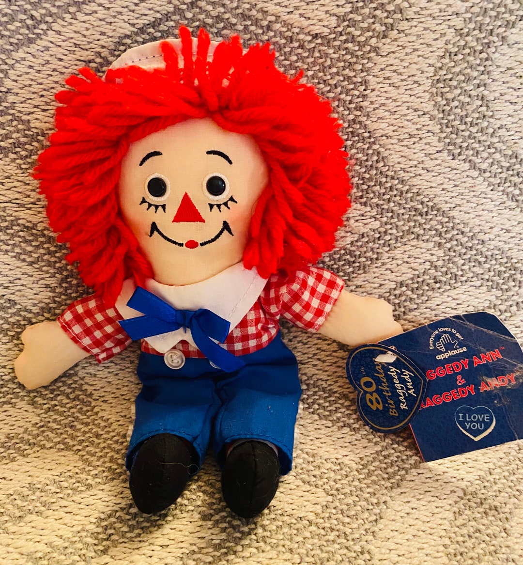 Vintage! Raggedy Andy 80th Birthday Doll W/original Tags! by Applause ...