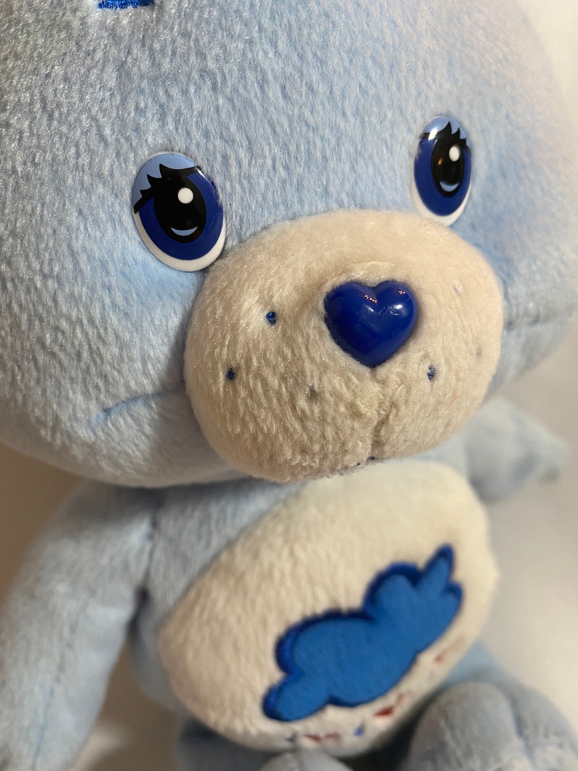 Care Bears Grumpy Bear Rain Storm Cloud Hearts Lightening Blue - Etsy