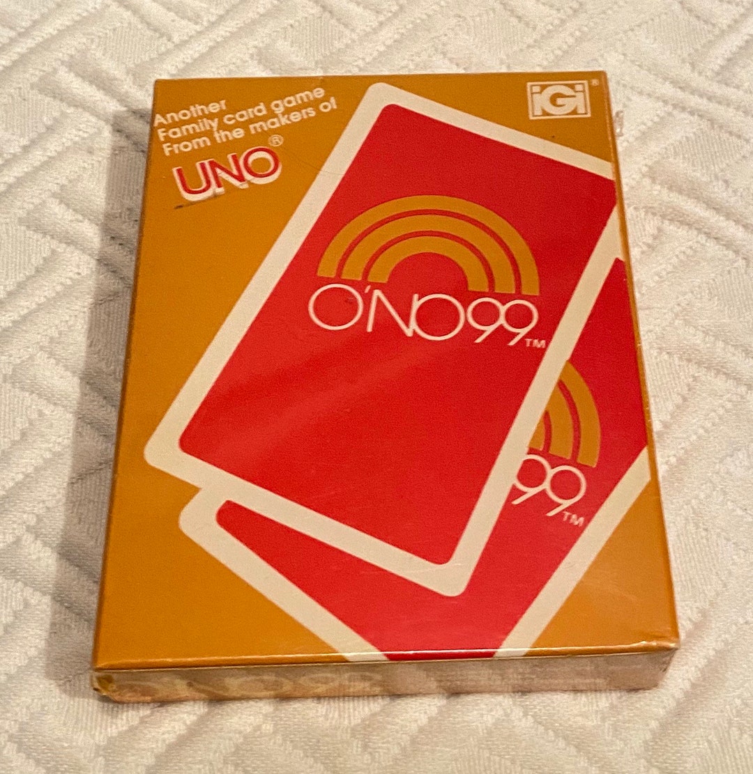 Sealed! Oh so Vintage! "o’no99" Game! Uno Card Game! - Etsy