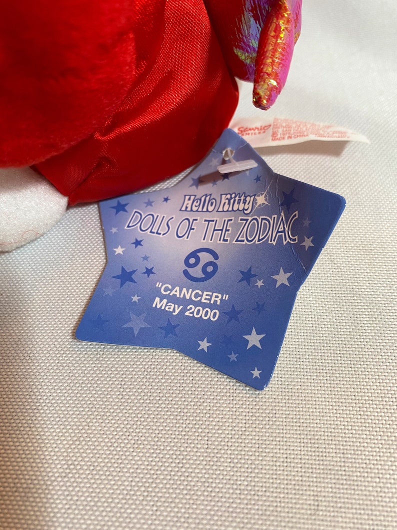 Hello Kitty Plush/cancer Zodiac Sign Hello Kitty - Etsy