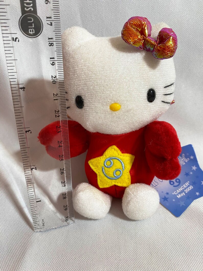 Hello Kitty Plush/cancer Zodiac Sign Hello Kitty - Etsy
