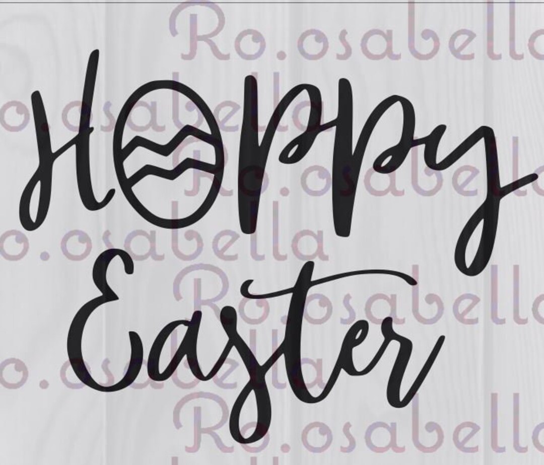 Hoppy Easter Cut File -BONUS FREE Cut File -compatible With Cricut ...