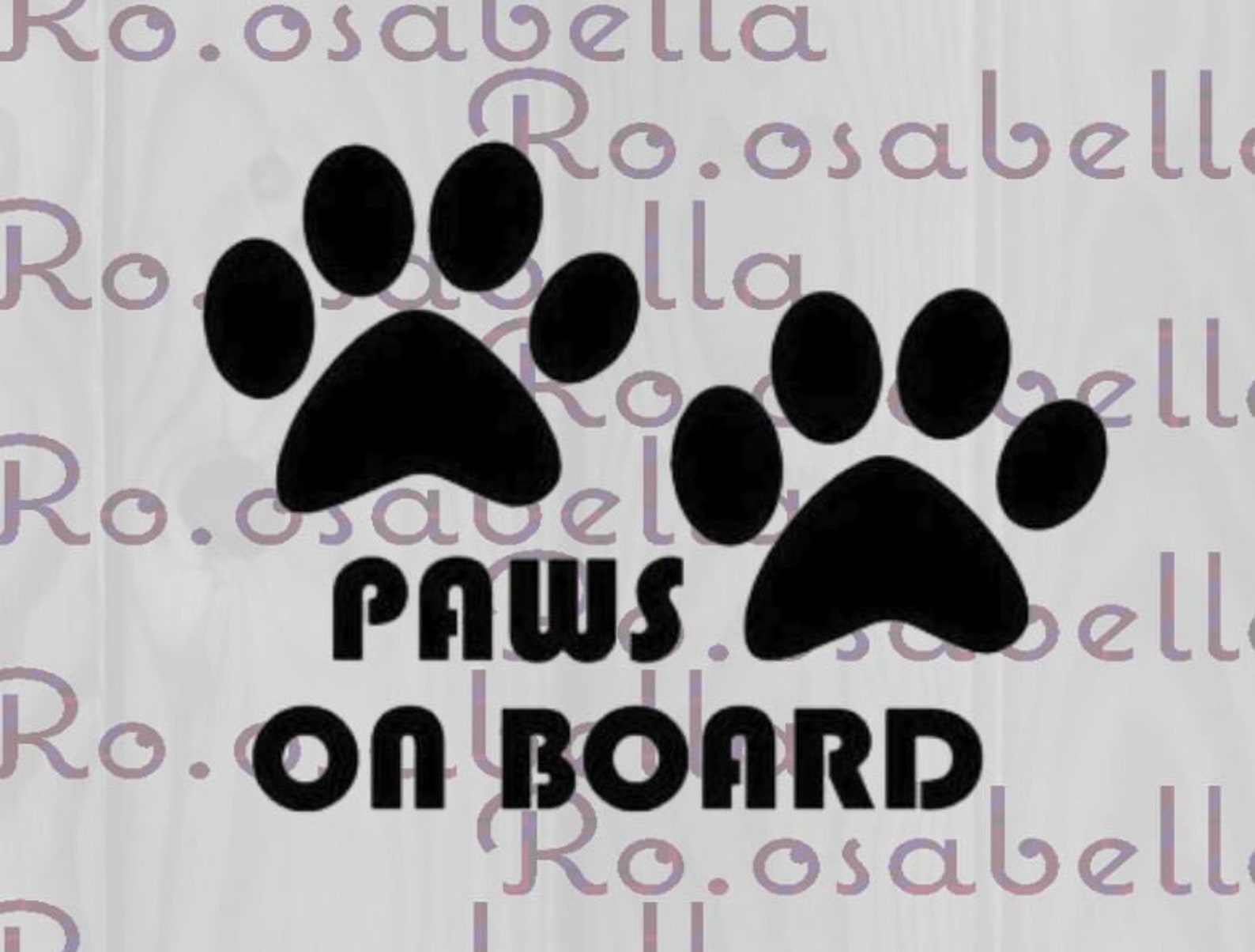 Paws on Board - PNG Cut File for Cricut - Etsy