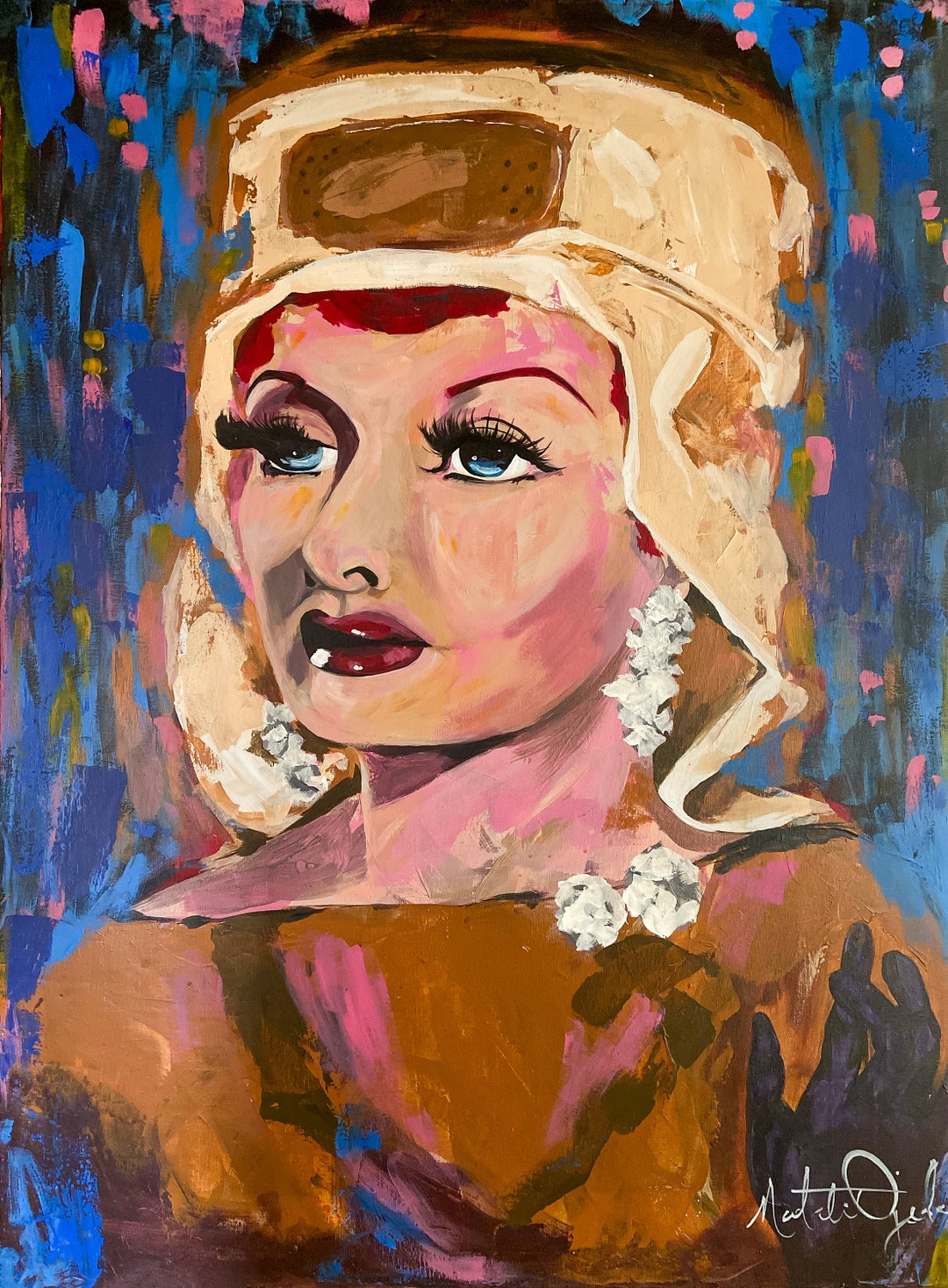 Fine Art Print Lucille Ball By Natalia Ojeda Etsy