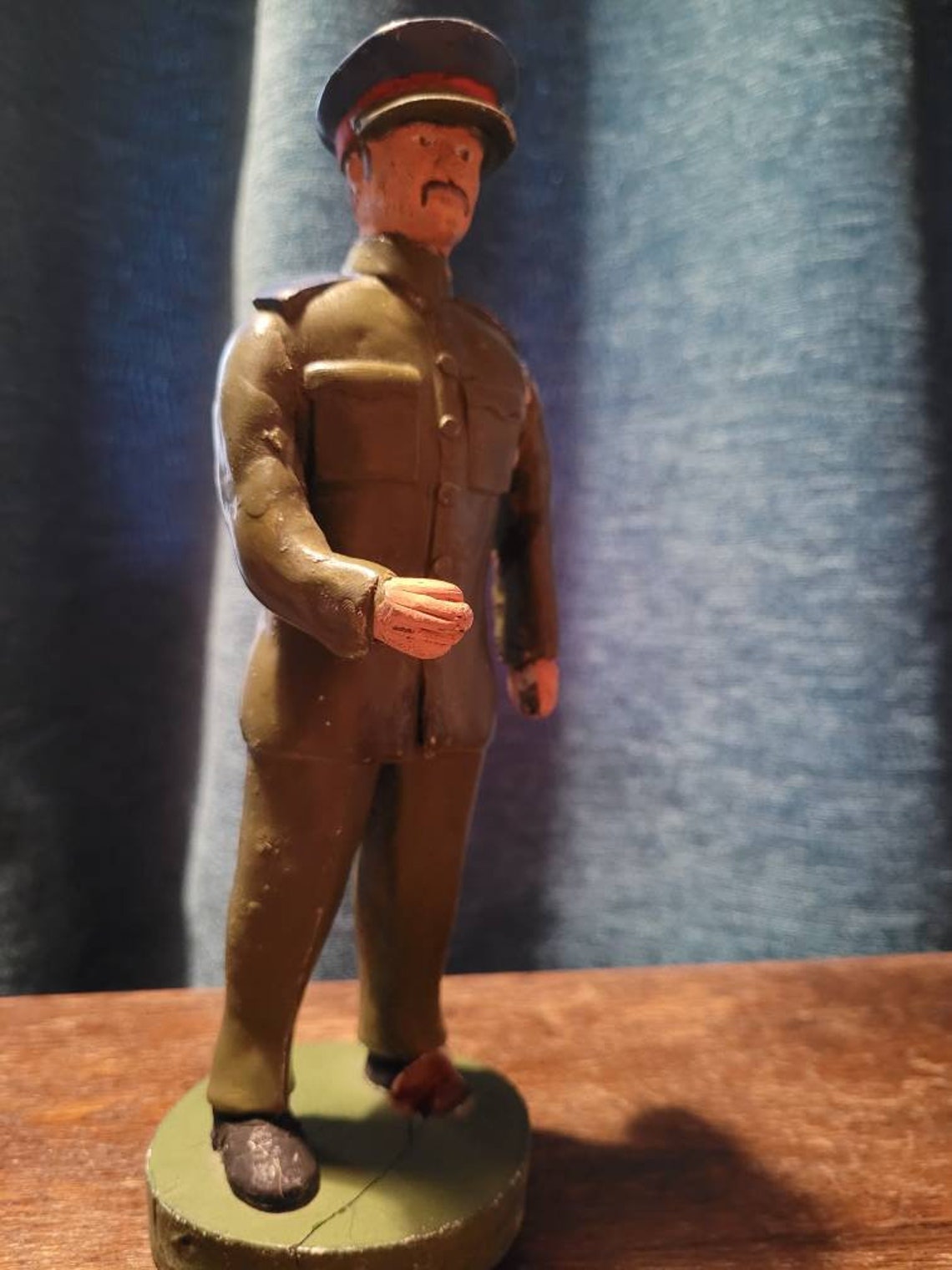 Vintage Hand Painted Model Soldier - Etsy