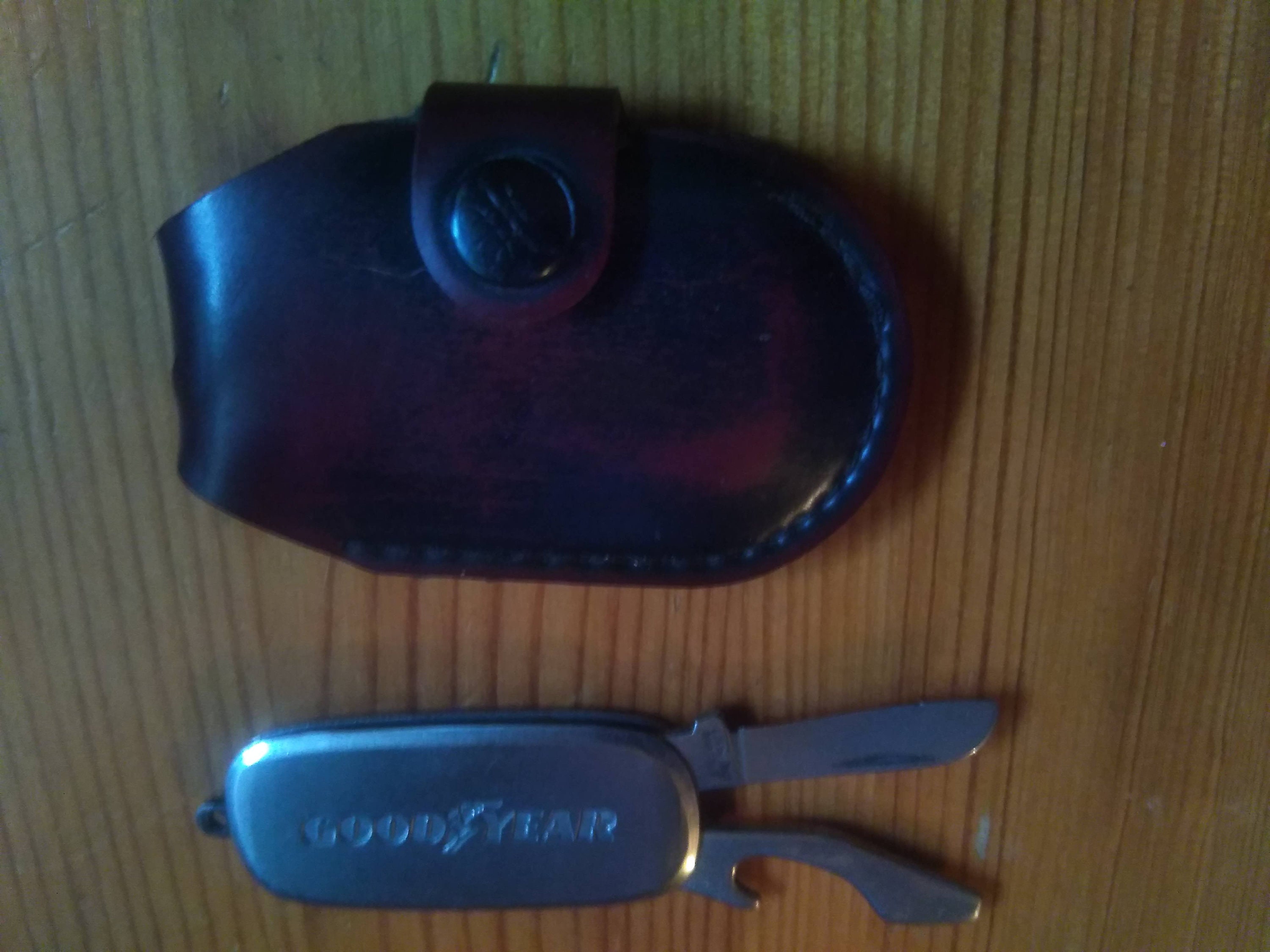 Vintage Goodyear Pocket Knife and Pouch,stainless Steel - Etsy Denmark