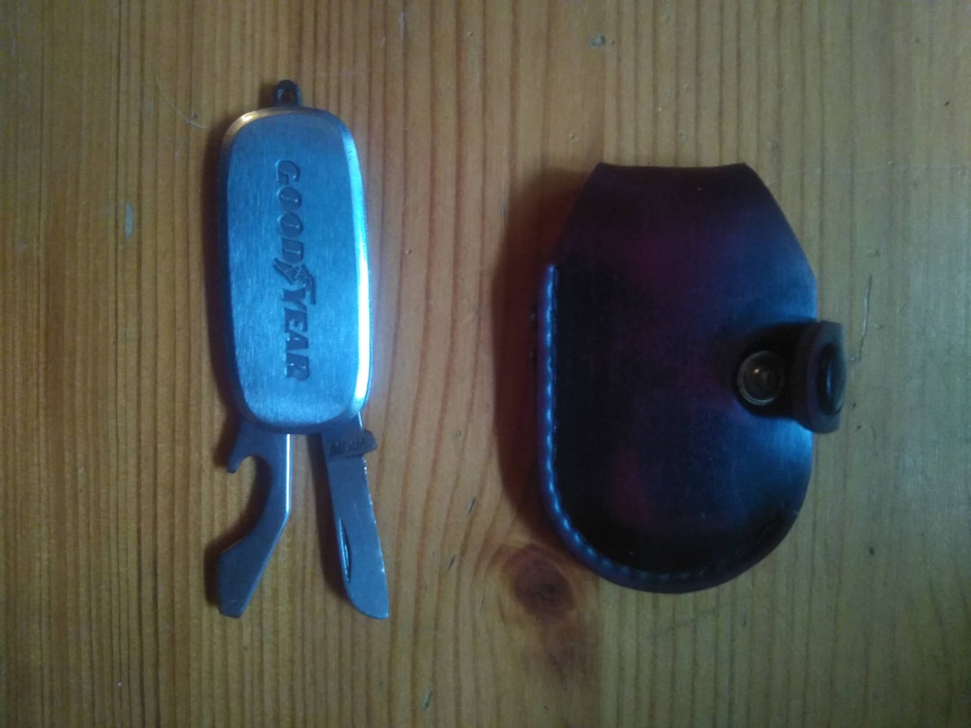 Vintage Goodyear Pocket Knife and Pouch,stainless Steel - Etsy Denmark