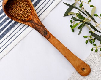 Traditional Olive Wood Ladle Rustic Wooden Ladle Free Shipping 5th ...