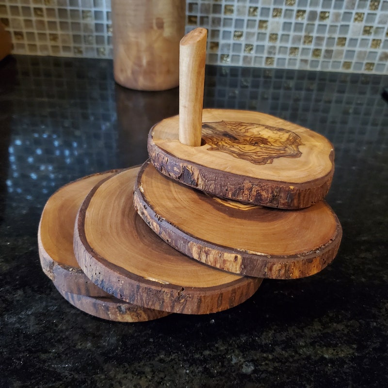 Hand Carved Coasters - Etsy