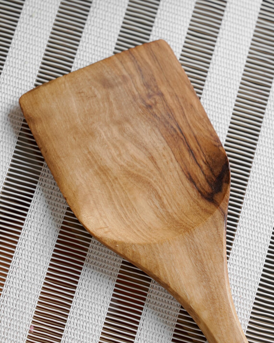 Personalized Olive Wood Spatula | Handmade Rustic Kitchen Utensil - Etsy