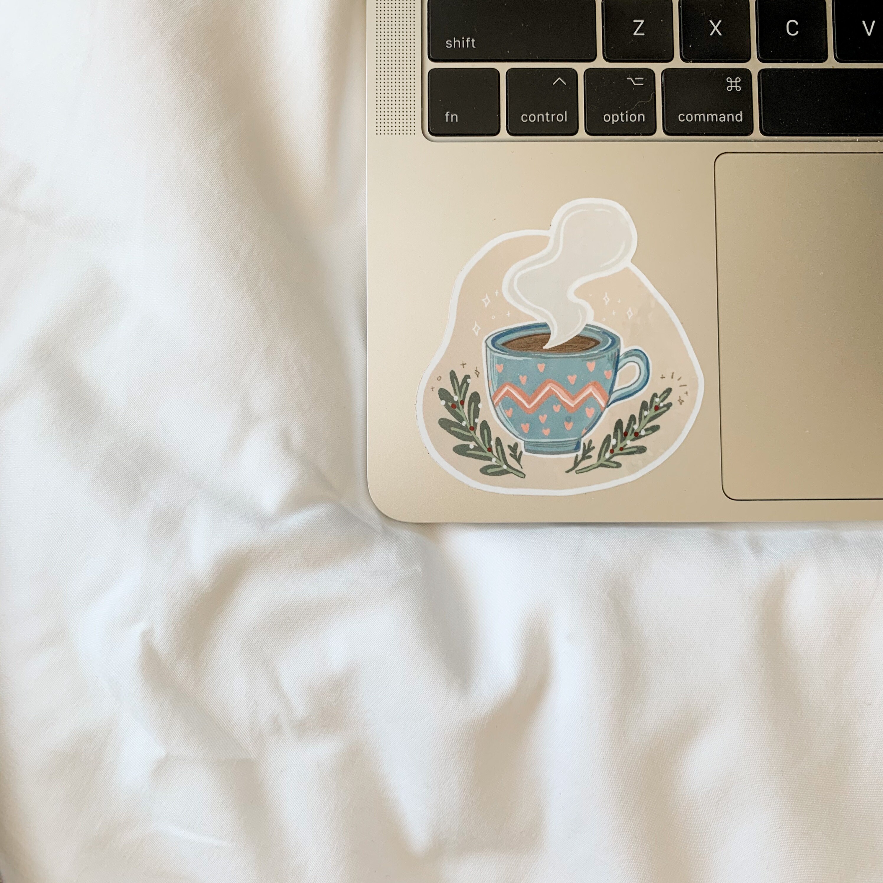 3x3 Cozy Cup of Tea Vinyl Sticker Coffee Mug Sticker Water - Etsy