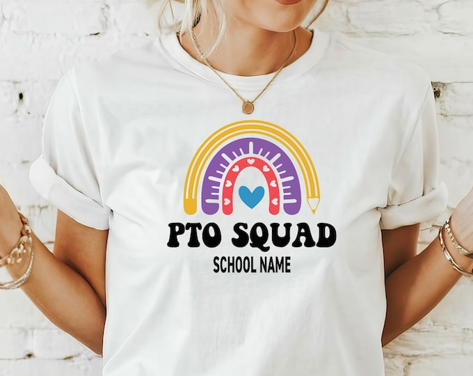 PTO Crew Shirts, Floral PTO Shirt, Parent Teacher Organization Shirt ...