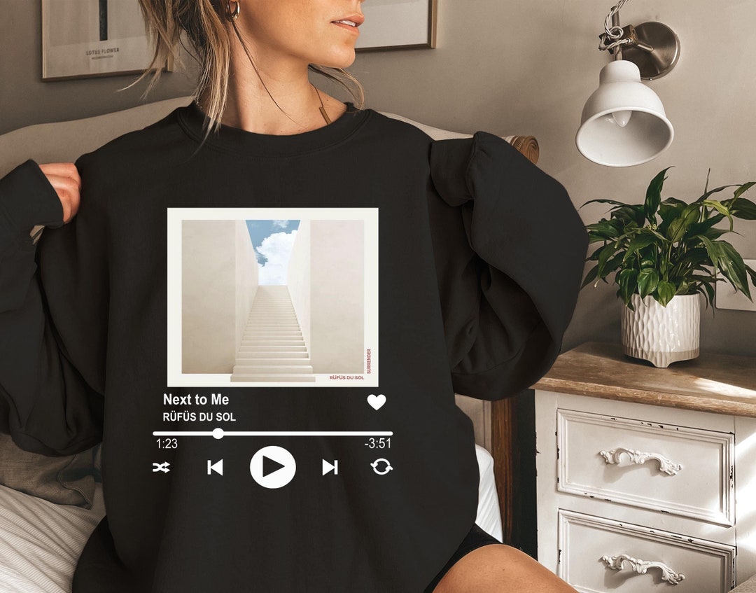 Custom Song Name Sweatshirt and Photo Sweatshirt, Custom Artist Name ...