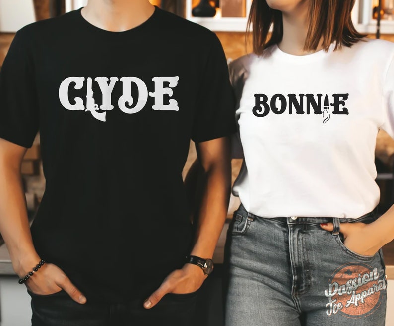Bonnie Clyde Shirts, Bonnie and Clyde Shirts, Couple Shirts, Couples ...