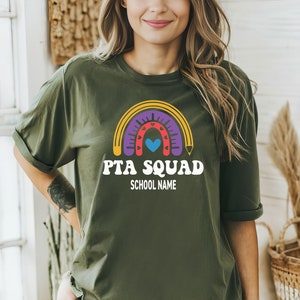 Custom Parent Teacher Organization Association Shirts, PTA Crew Shirts ...