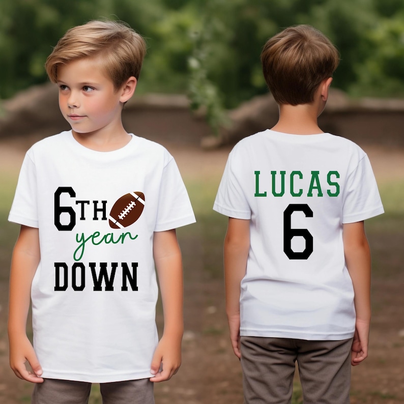 First Birthday Boy Shirt, Sports Birthday Party, Football Birthday ...