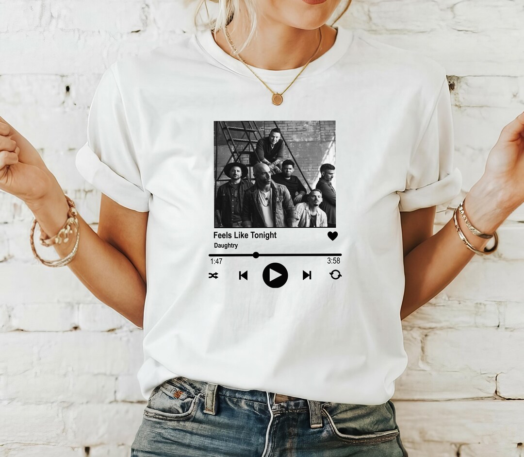 Custom Song Name Shirt and Photo Shirt, Custom Artist Name Shirt ...
