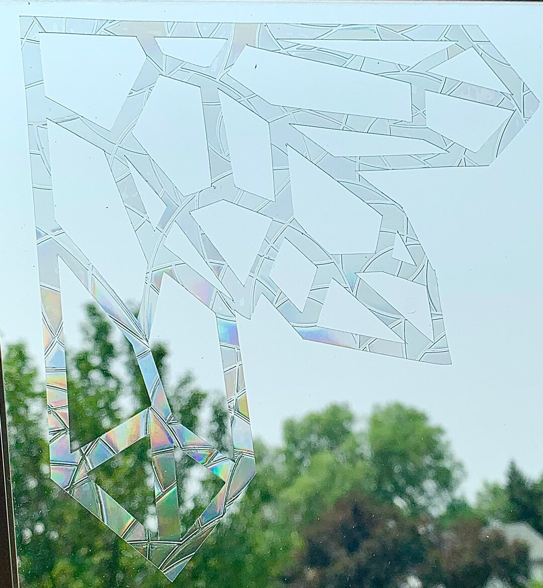 Crystal Corner Window Cling Bling Sun Catcher Holographic Rainbow Maker ...