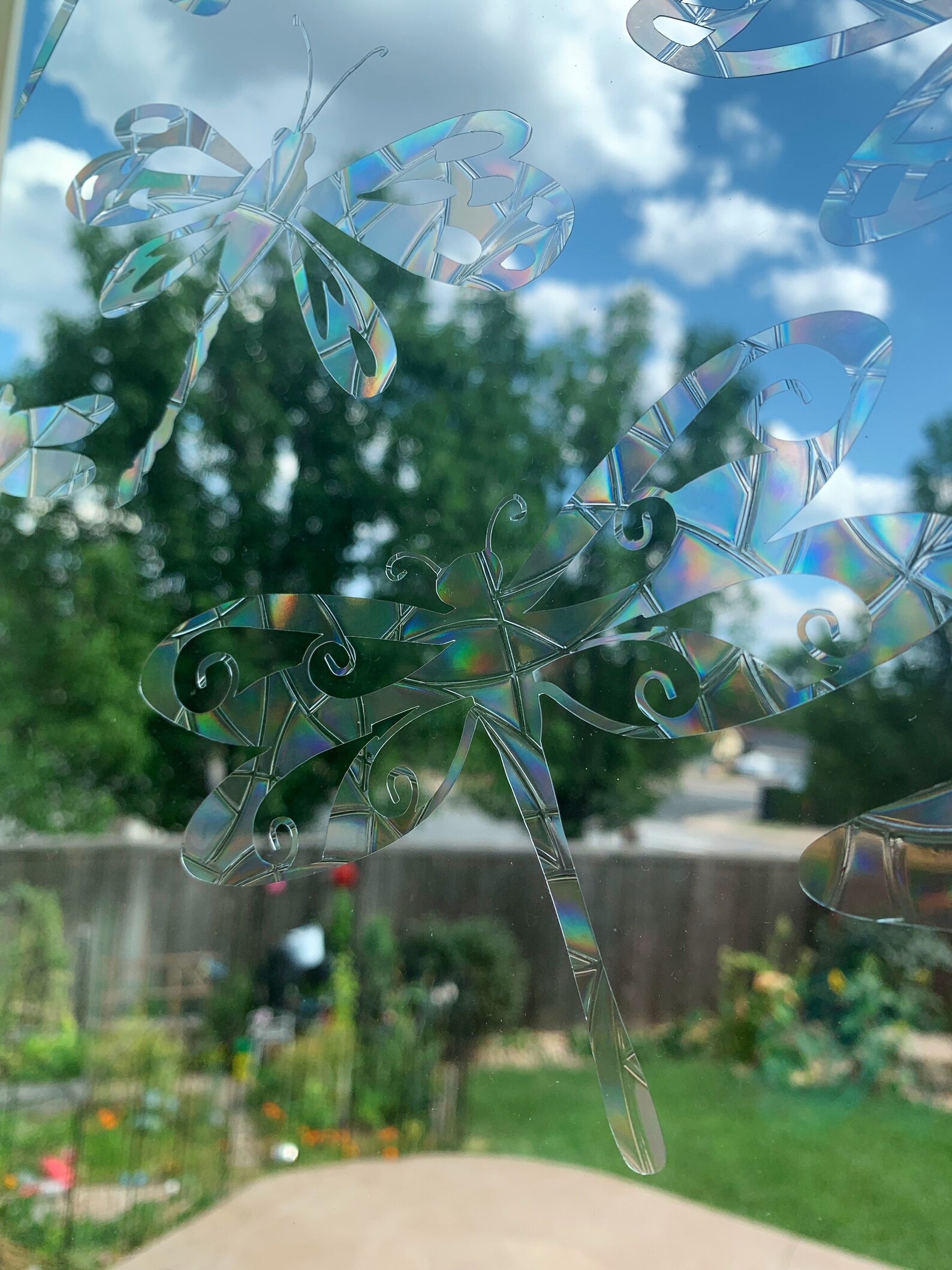 Dragonfly Sun Catcher Window Cling Bling set of 10 - Etsy