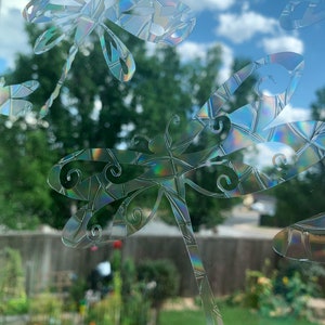 Dragonfly Sun Catcher Window Cling Bling (set of 10) - Etsy