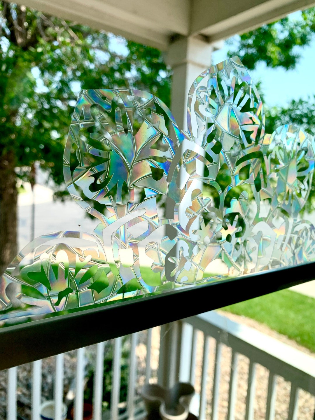 Half Mandala Sun Catcher Window Cling Bling - Etsy