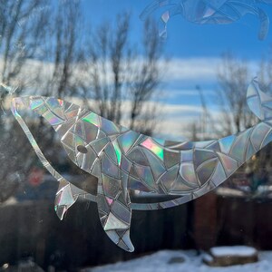 Creatures of the Sea Window Cling Bling Holographic Rainbow Maker Sun ...