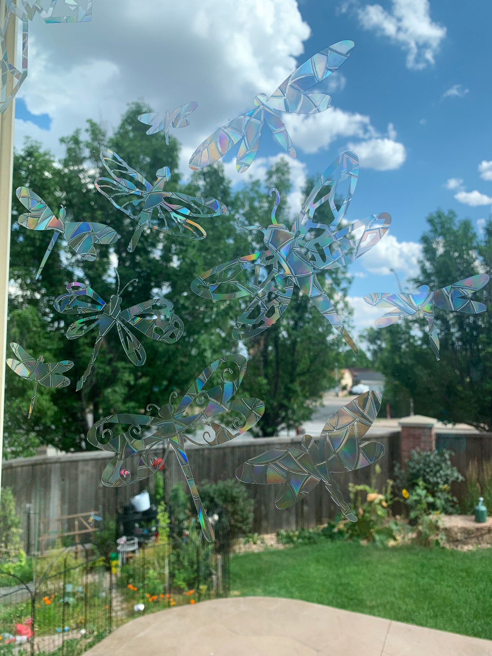 Dragonfly Sun Catcher Window Cling Bling (set of 10) - Etsy