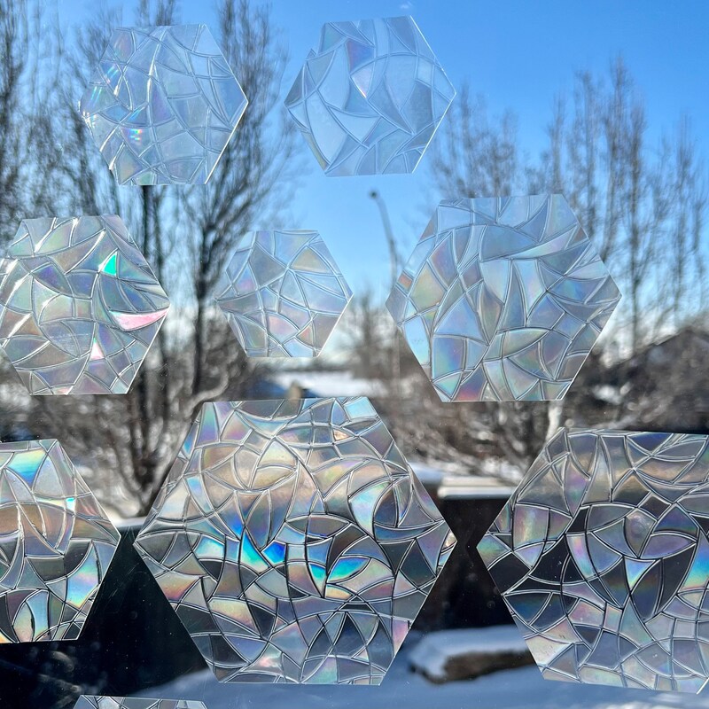 Hexagon Wall Decal - Etsy