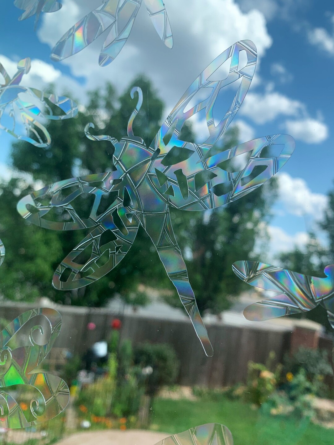 Dragonfly Sun Catcher Window Cling Bling (set of 10) - Etsy