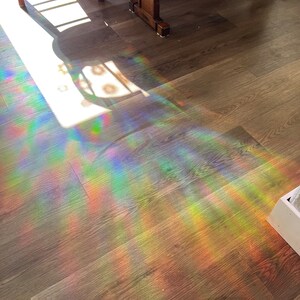 Flowers and Stems Window Cling Bling Holographic Rainbow Maker Sun ...