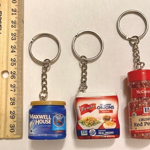 Mini Brands Keychains, Mini Brands Food, Mini Food Keychains, Food ...