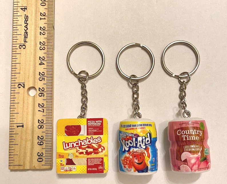 Mini Brands Keychains, Mini Brands Food, Mini Food Keychains, Food ...