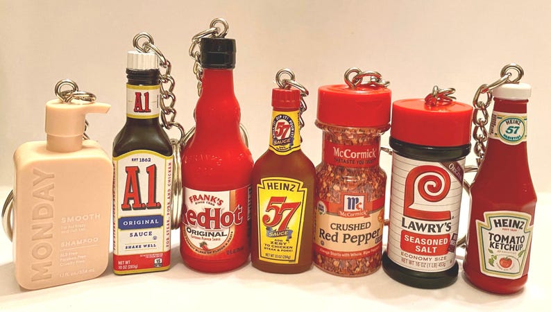 Mini Brands Keychains, Mini Brands Food, Mini Food Keychains, Food ...