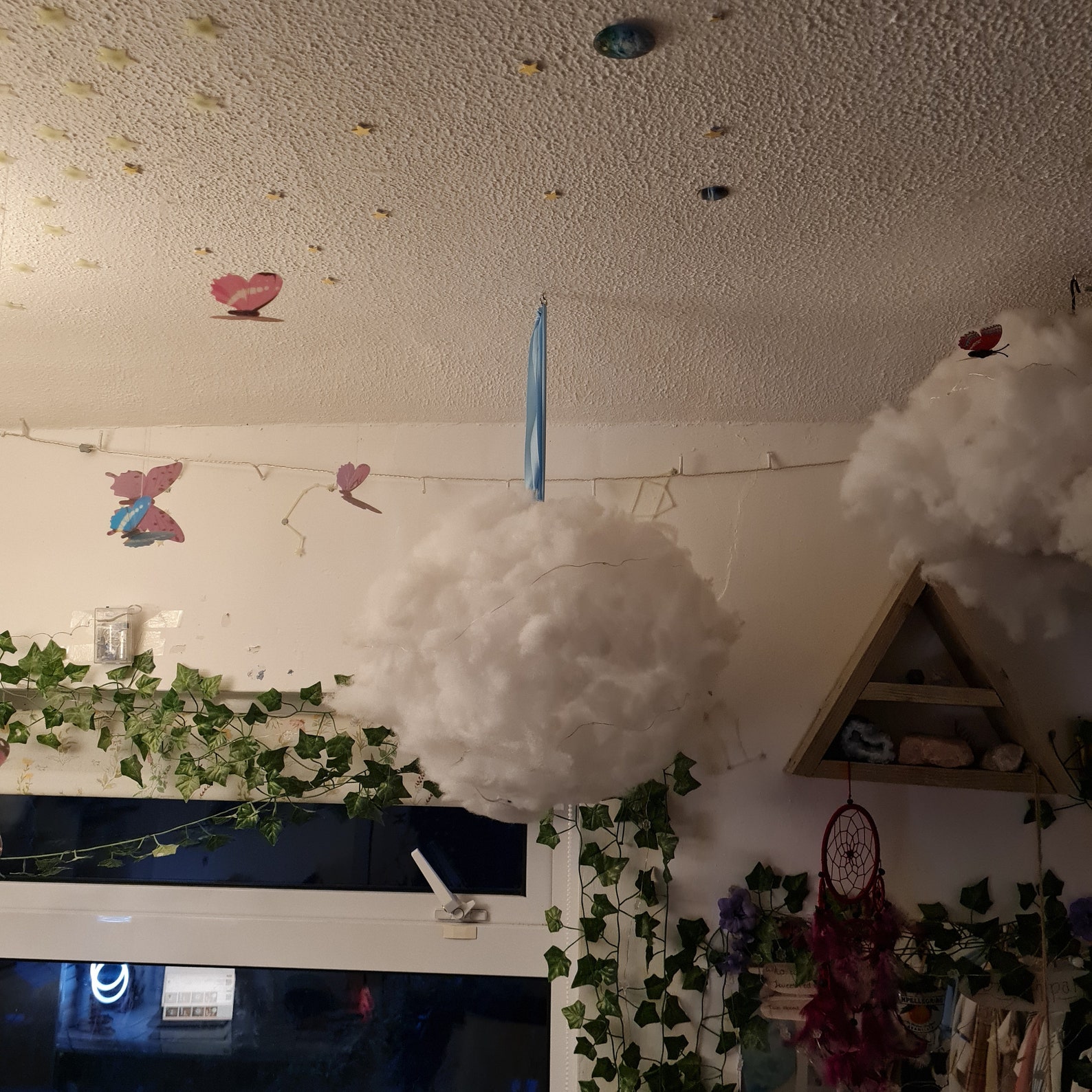 Aesthetic Hanging Cloud Light up Home Decor - Etsy UK
