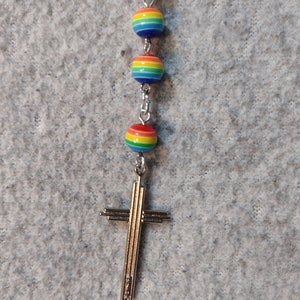 Rainbow Rosary With Italian Crucifix - Etsy