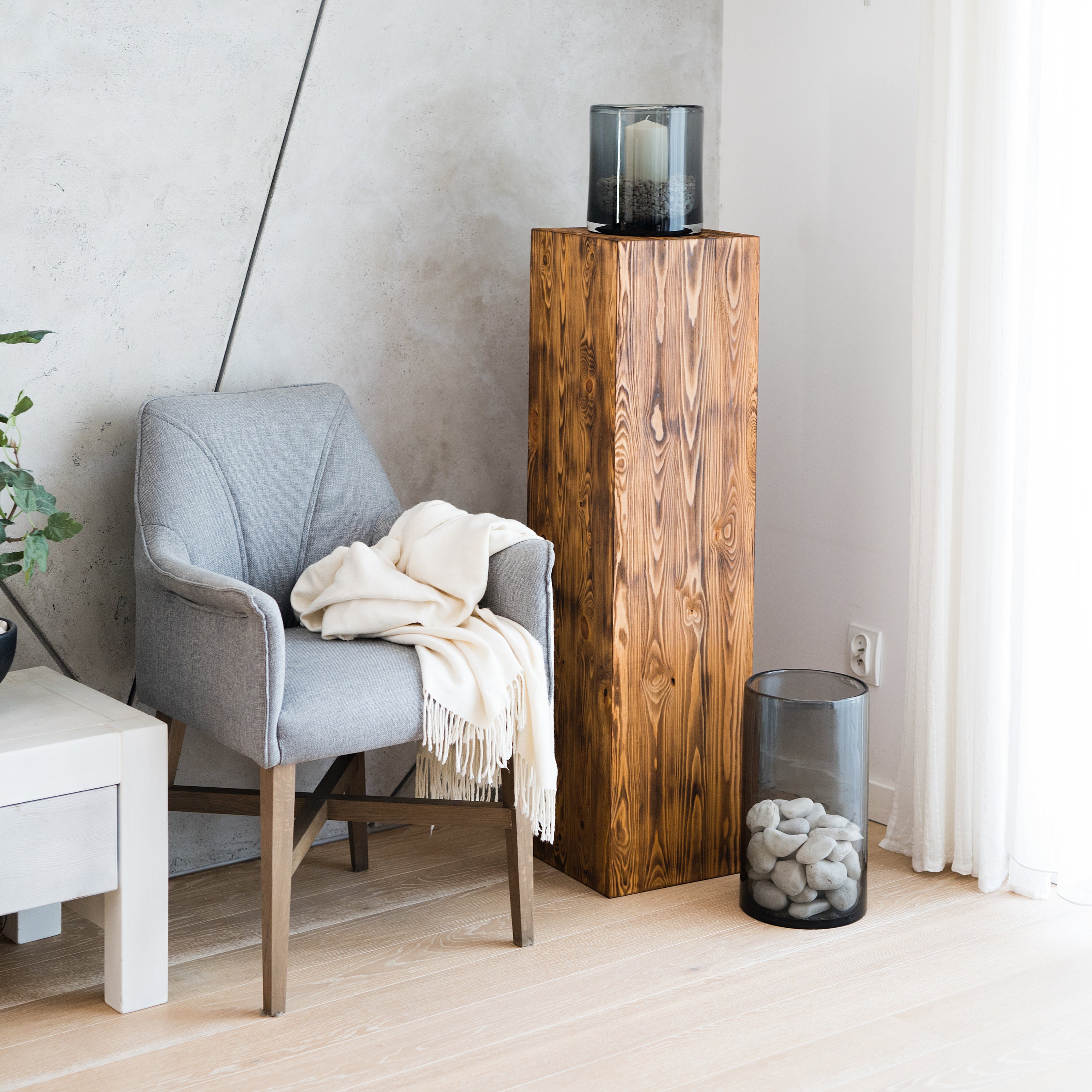 Wooden Stand Solid Wooden Block Tree Trunk Decoration Floor - Etsy