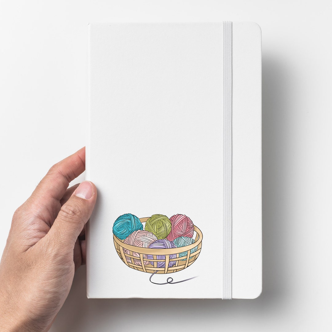 Yarn Sticker, Crochet Vinyl Stickers, Weatherproof Sticker, Laptop ...