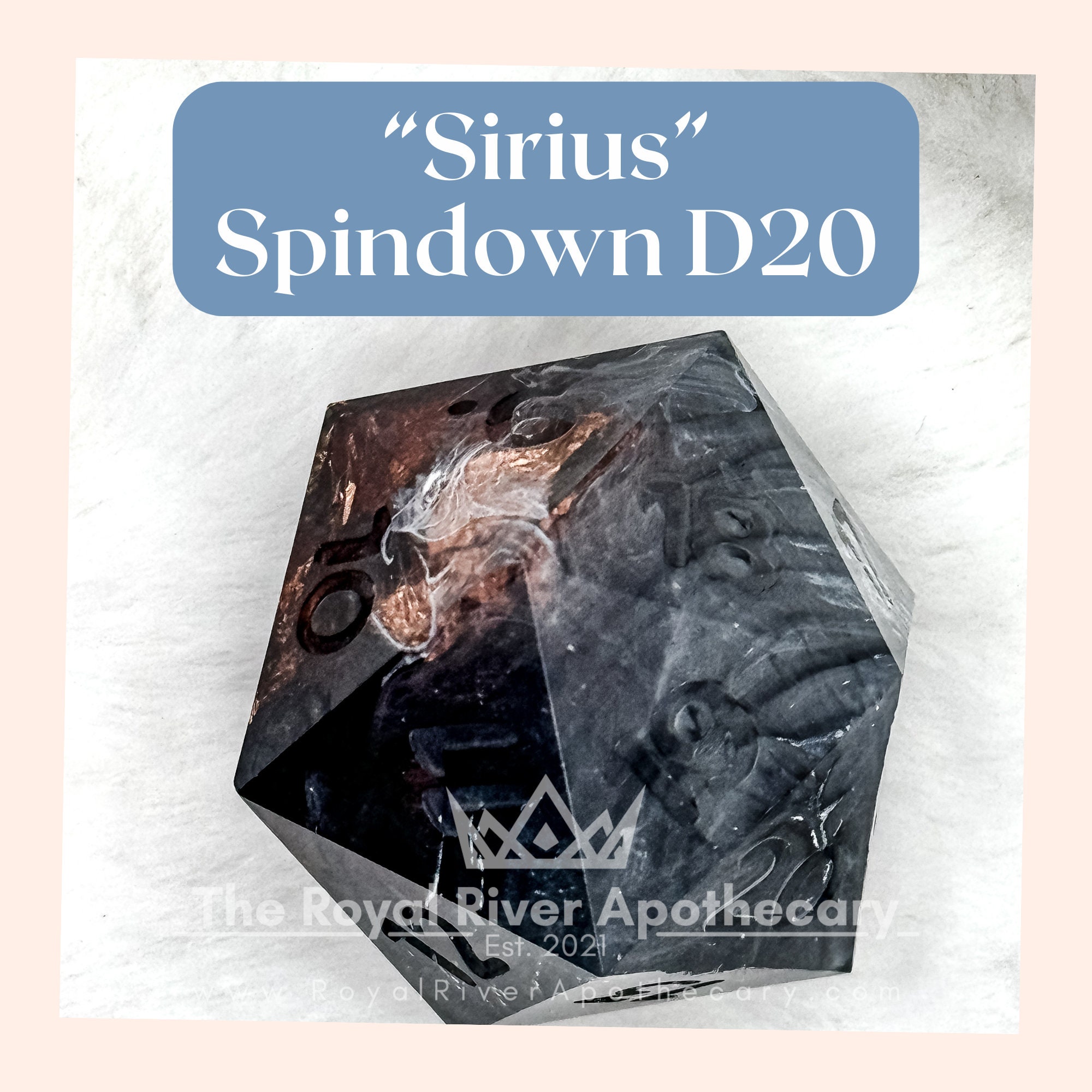 Sirius Spindown D20 Dice Handmade MTG Dice Dice - Etsy