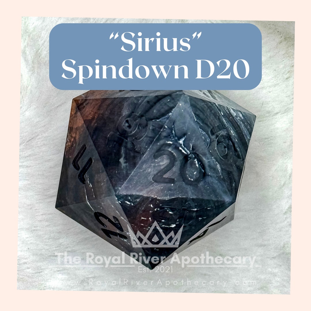 Sirius Spindown D20 Dice Handmade MTG Dice Dice - Etsy
