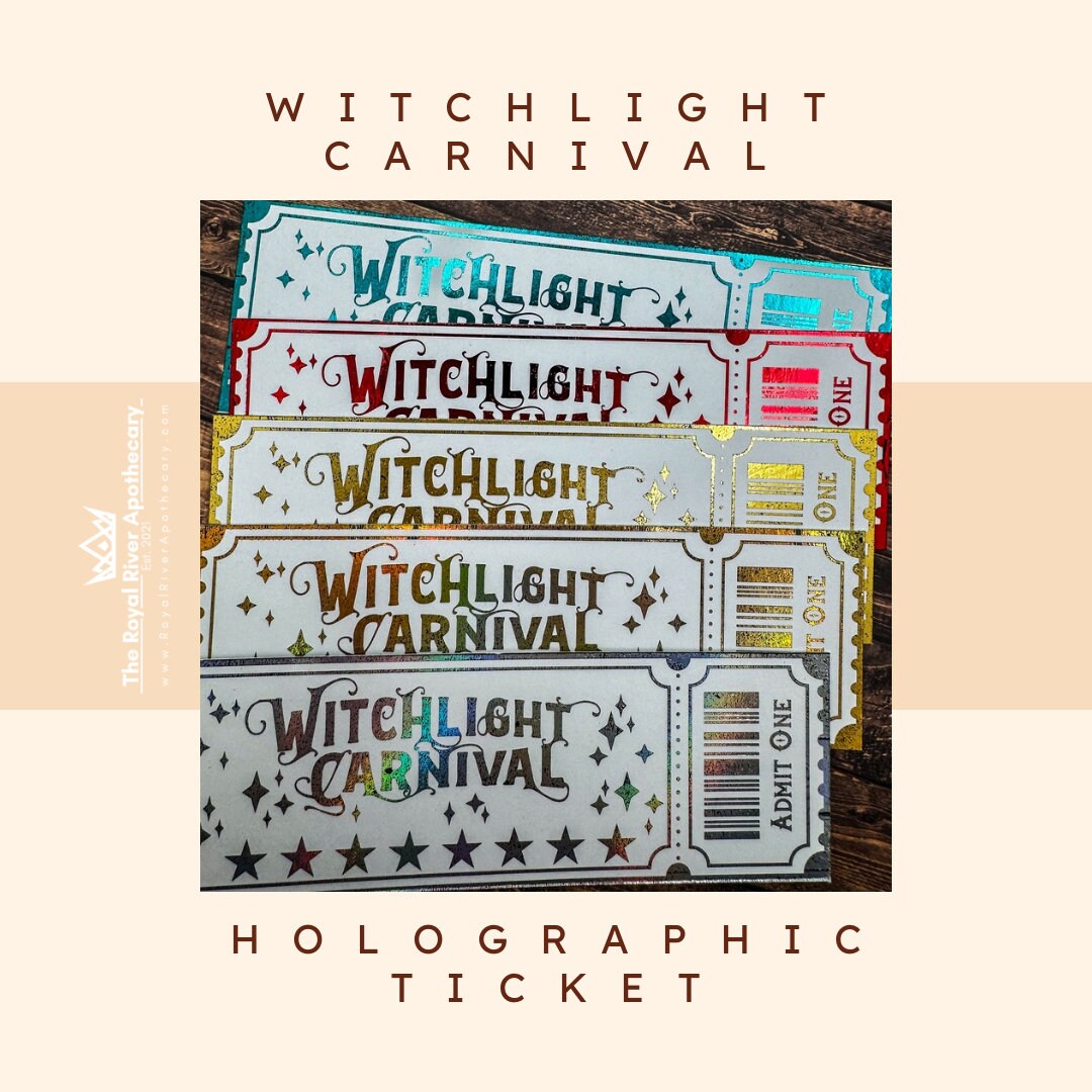 Wild Beyond the Witchlight Carnival Tickets ADVENTURING PARTY Dungeons & Dragons 5e Player ...