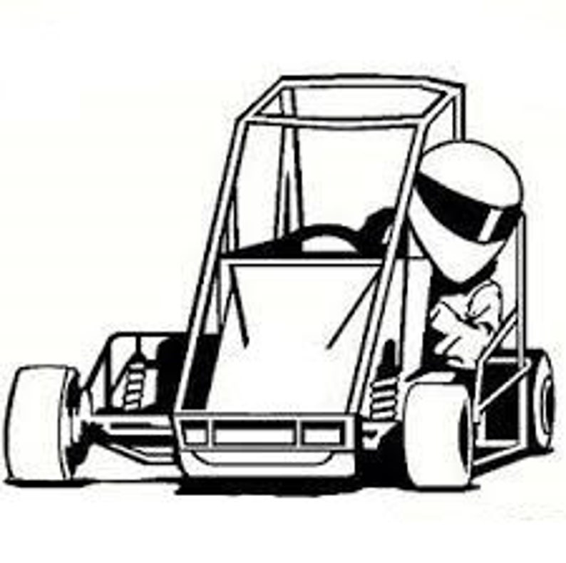Digital File Quarter Midget Car - Etsy