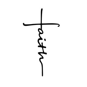 Faith Cross Decal - Etsy