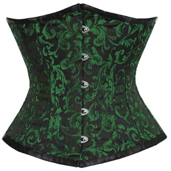 Dark Green Corset - Etsy